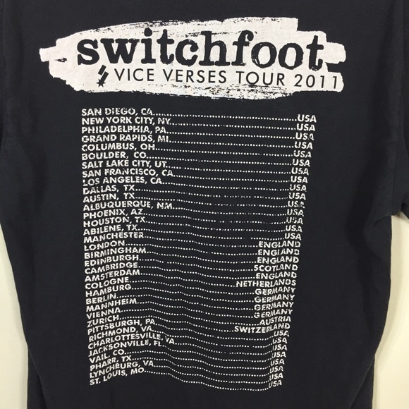Tops | Switchfoot Verses Tour Band Tee | Poshmark